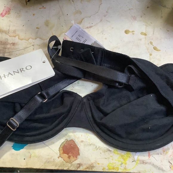 Hanro | Intimates & Sleepwear | Hanro Underwire Bra Black 34 D Touch ...